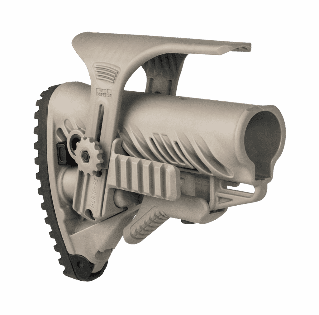 GLR-16 PCP Fab Defense M4/M16/AR15 Tactical Buttstock w/ Picatinny ...