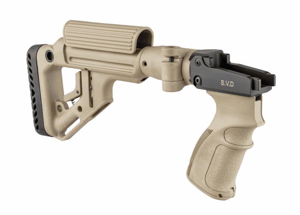 UAS-SVD Fab Defense Side Folding Buttstock With Integrated Cheek Rest ...