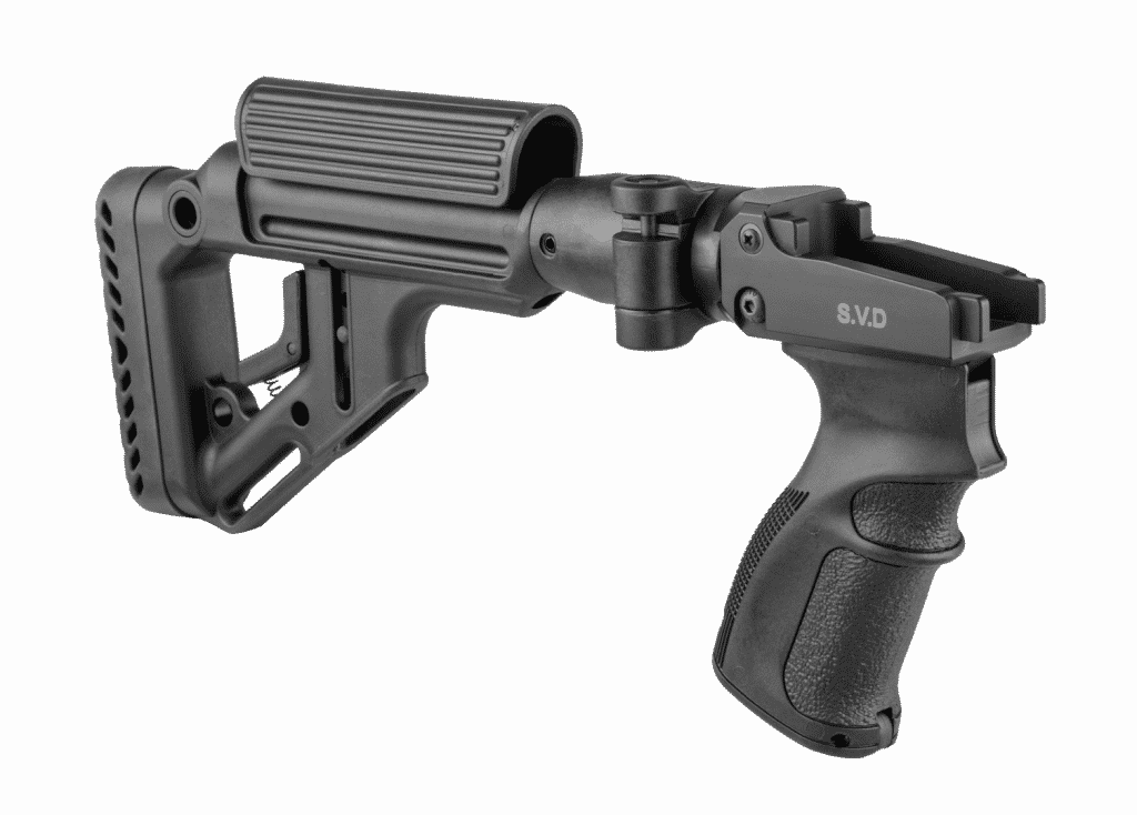 UAS-SVD Fab Defense Side Folding Buttstock With Integrated Cheek Rest ...
