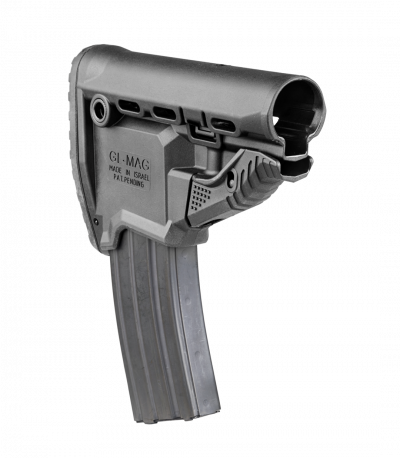 GL-MAG Fab Defense M4 Survival Buttstock With Built In Mag Carrier For ...