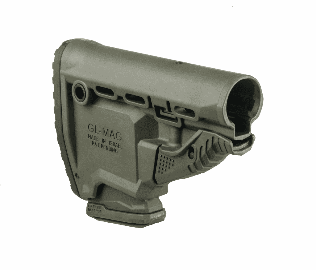 GL-MAG Fab Defense M4 Survival Buttstock With Built In Mag Carrier For ...