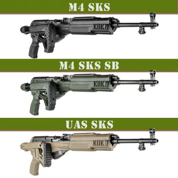 Fab Defense SKS Stock and Chassis System with Folding M4 / UAS Stock ...