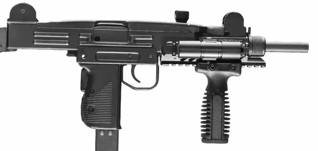 UTR Fab Defense Full Size UZI Aluminum Tri-Rail System - ZFI-Inc