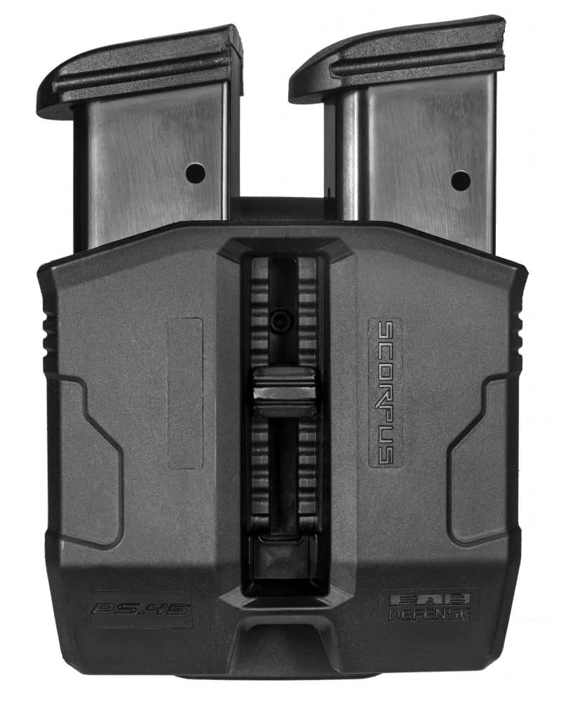 Fab Defense Double Magazine Pouch for .45 Double-Stack Steel Magazines ...