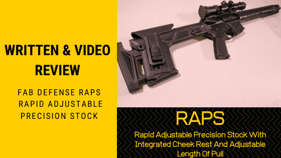Written & Video Review: The New Fab Defense RAPS - Rapid Adjustable ...