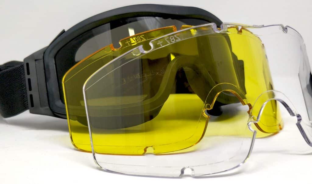 KIRO Goggle for Shooting and Tactical Environments with 3 Types of ...