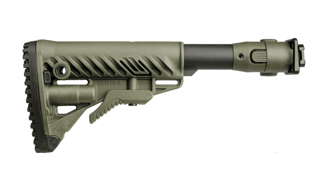 M4 AKS P SB - FAB M4 Folding Collapsible Buttstock with Shock Absorber ...